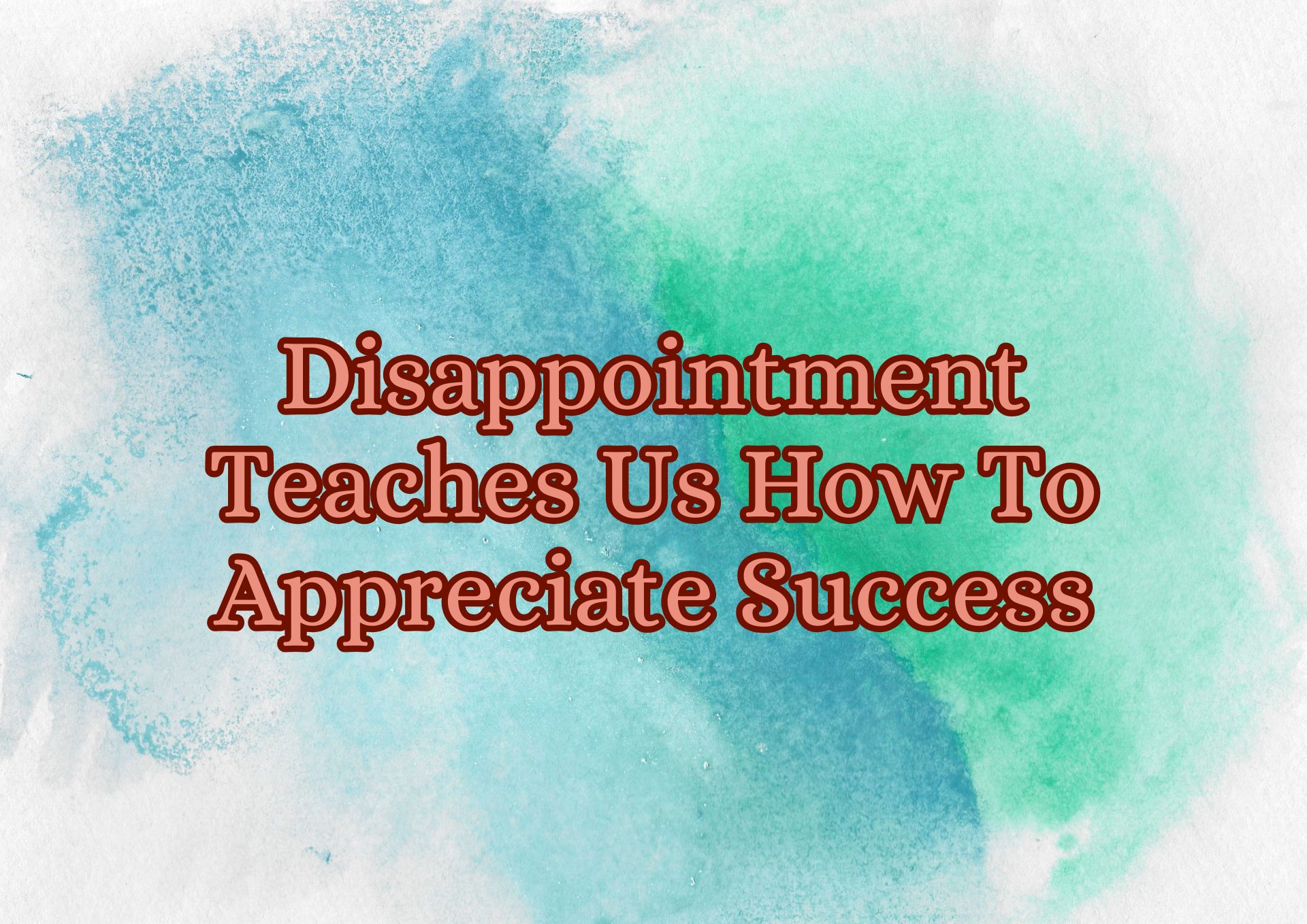 How To Deal With Career Disappointment?