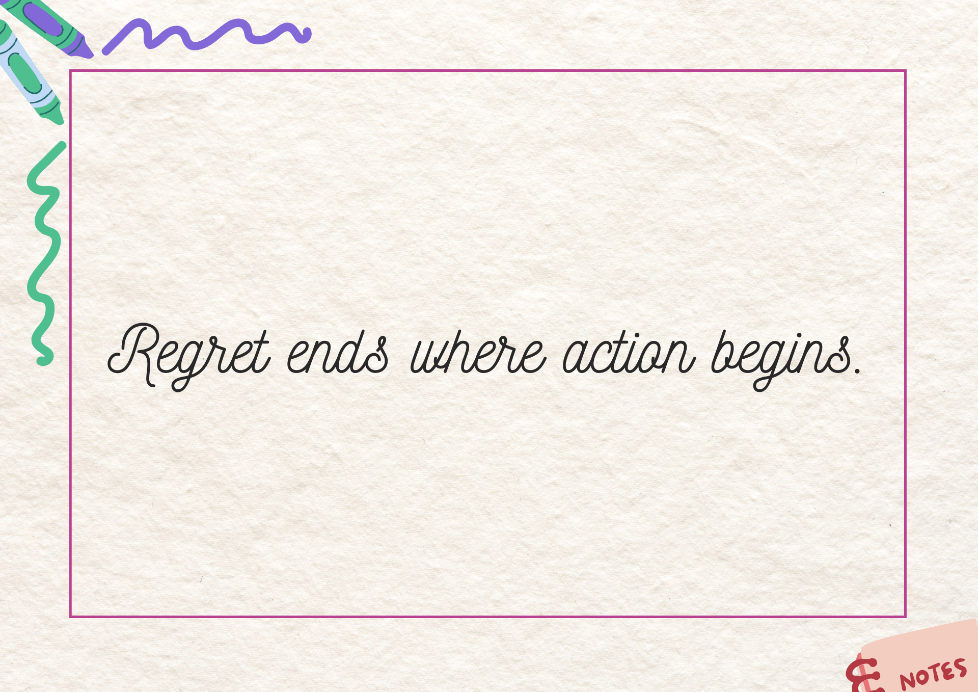 How To Break The Cycle Of Regret?